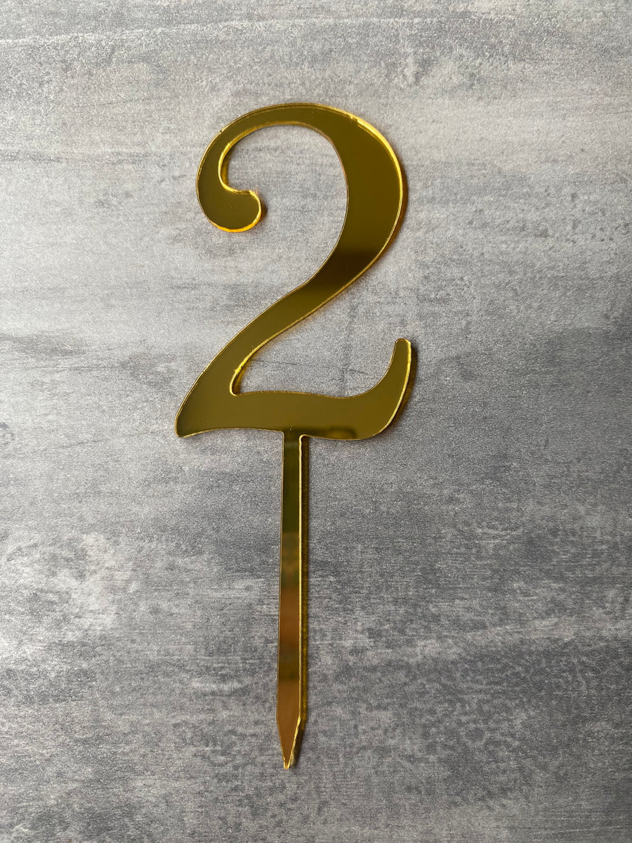 CAKE TOPPER - INDIVIDUAL NUMBERS – Gerbino's Italian Bakery