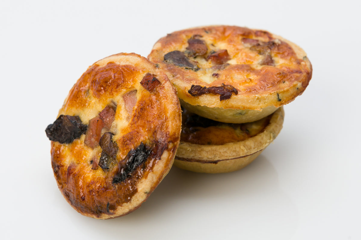Cocktail quiches (minimum order of 10) – Gerbino's Italian Bakery